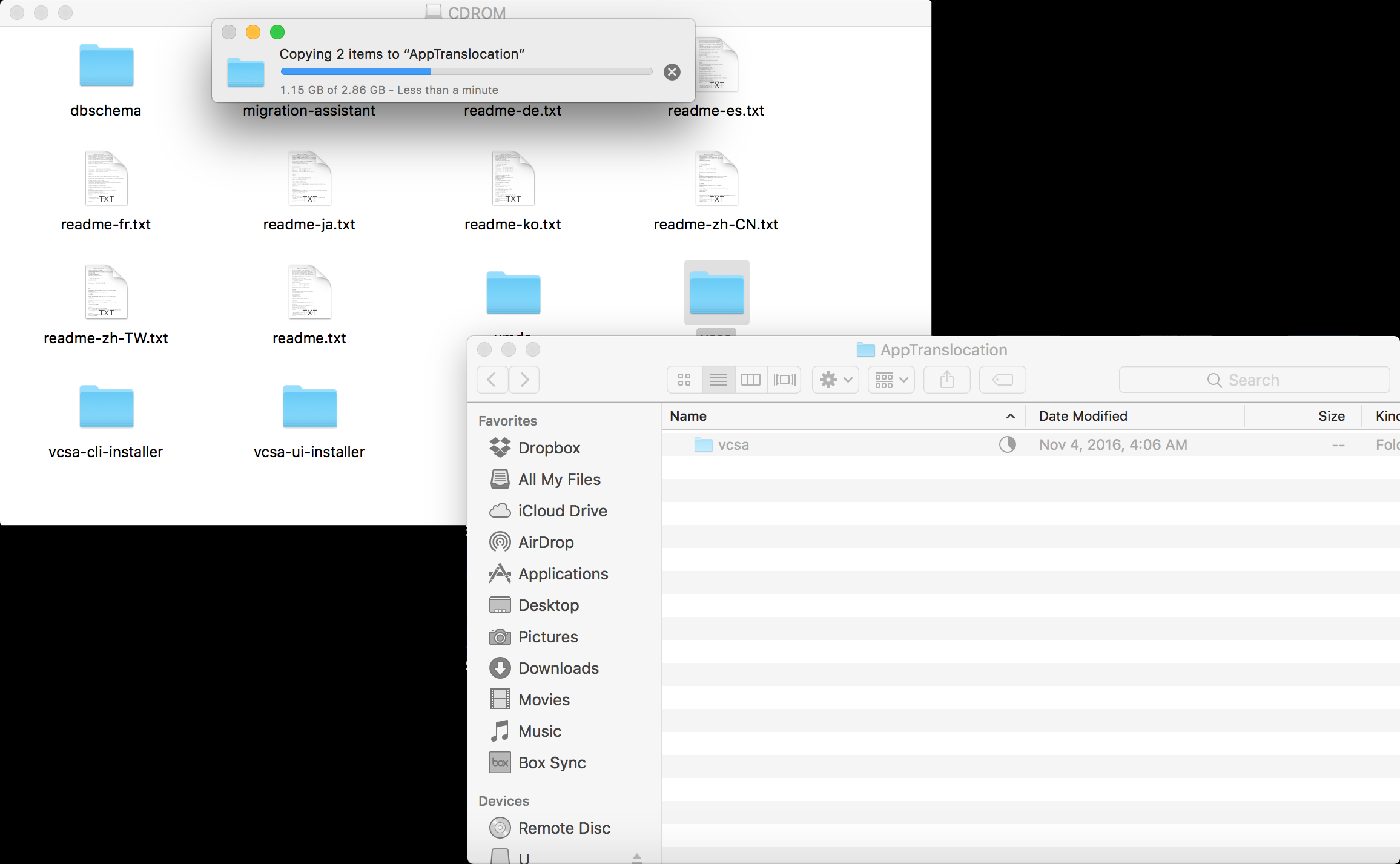 macOS VCSA Installer “ovftool” Error – TECHNICLOUD